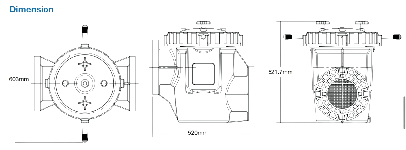 Hydro5000 commercial strainer - Waterco