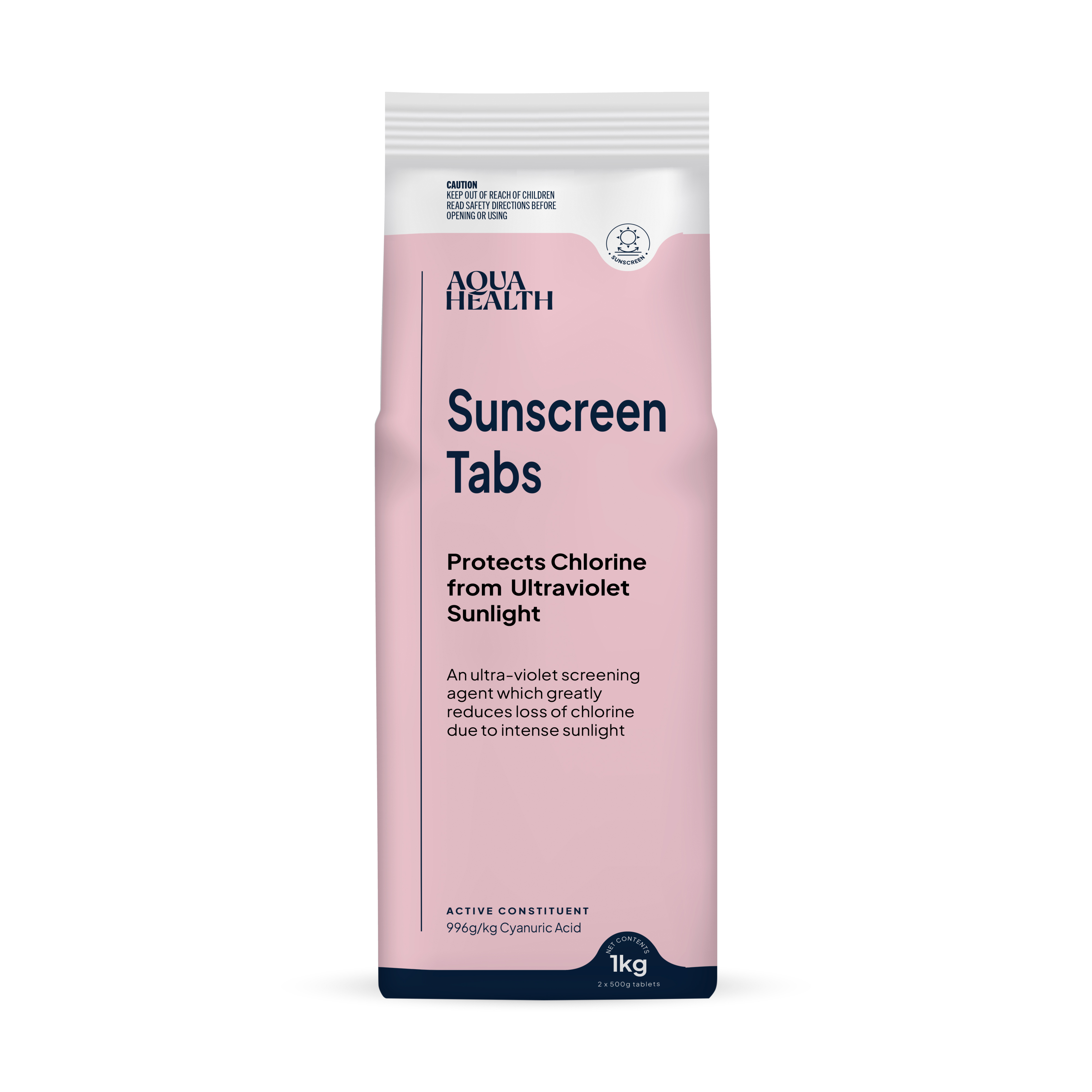 Aqua-Health sunscreen tabs - Waterco